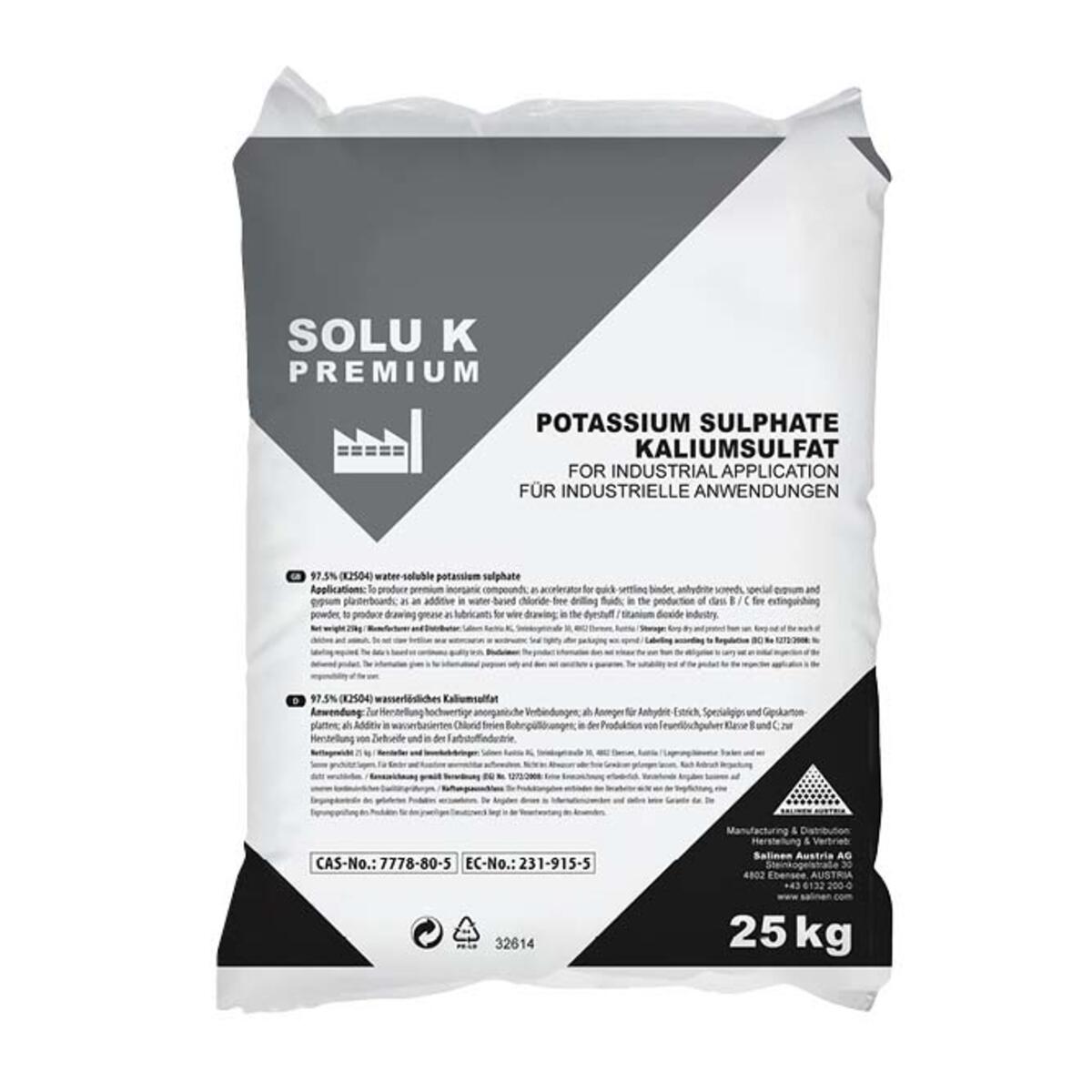 SOLU K Premium Potassium Sulphate for industrial applications - Salinen ...