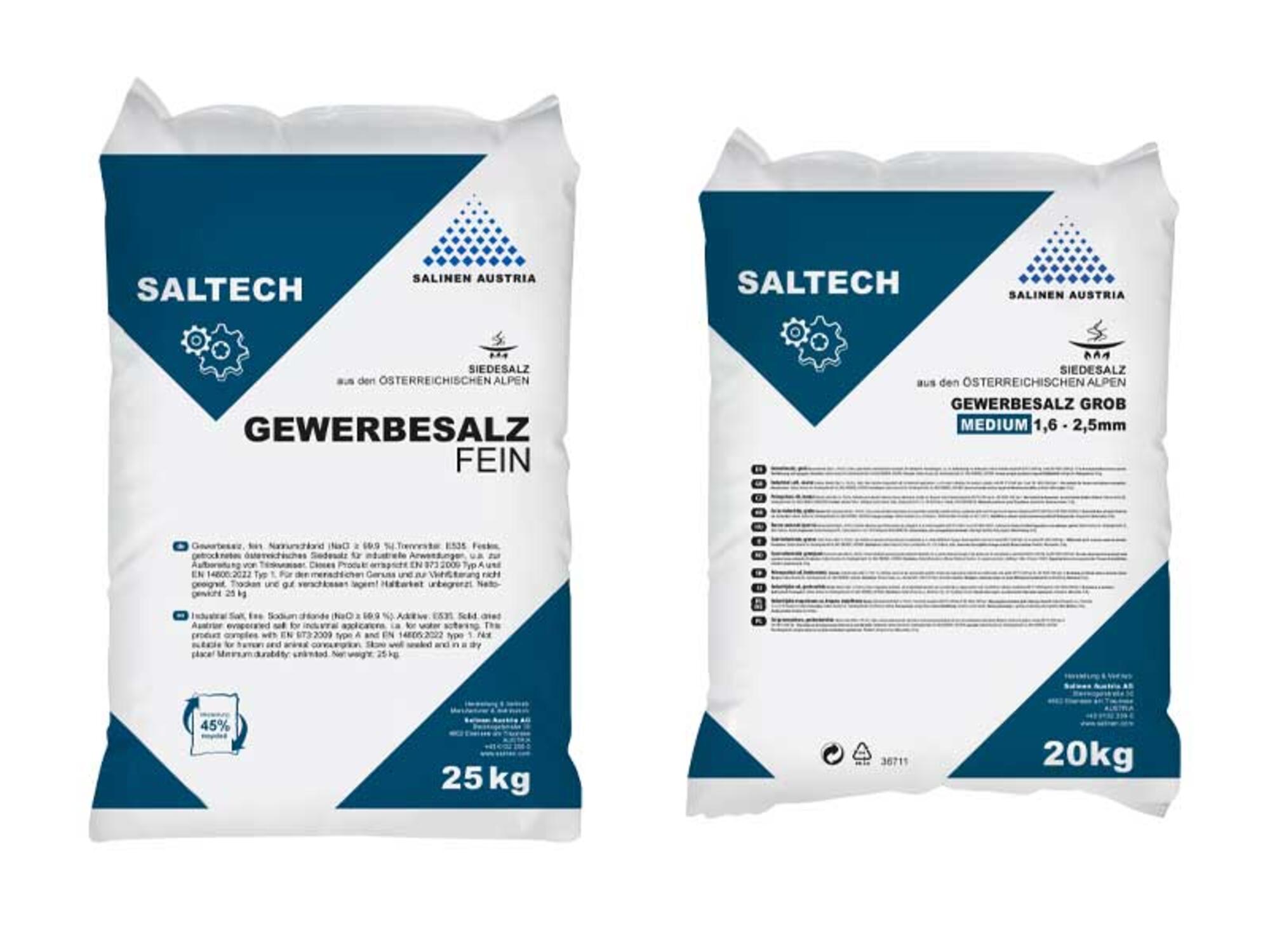SALTECH Gewerbesalz & Salztabletten - Salinen Austria AG